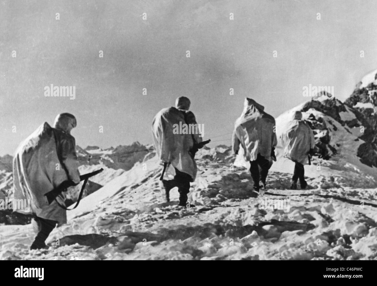 Second World War: German mountain infantry at Mount Elbrus, 1942 - 1943 ...
