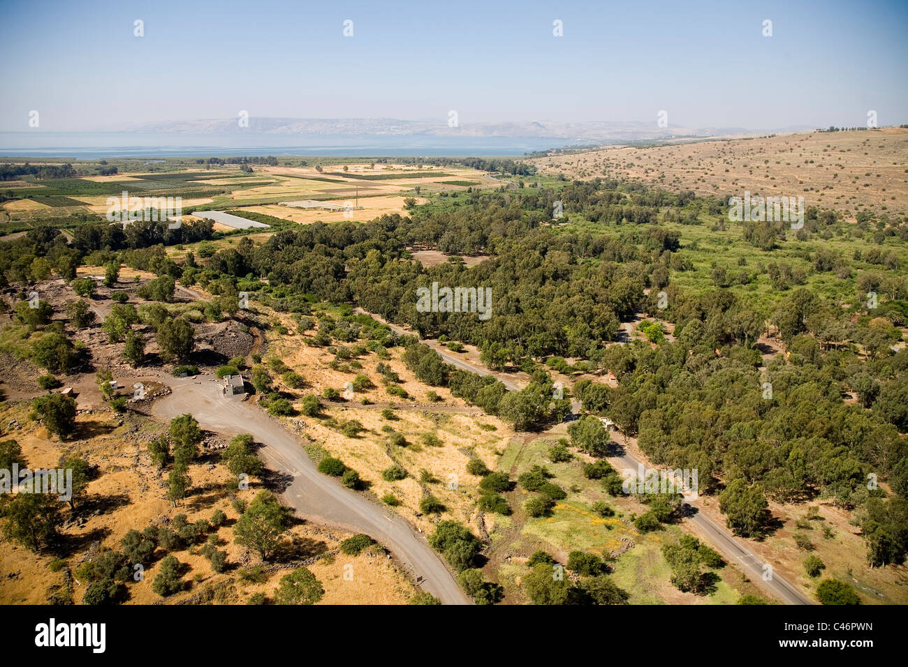 Aerial photograph of the ruins of Bethesda Stock Photo - Alamy