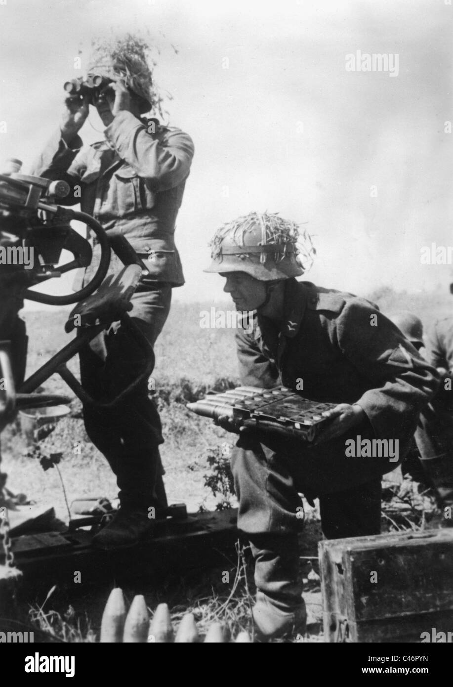 Eastern front german soldiers operating in kuban river area hi-res ...