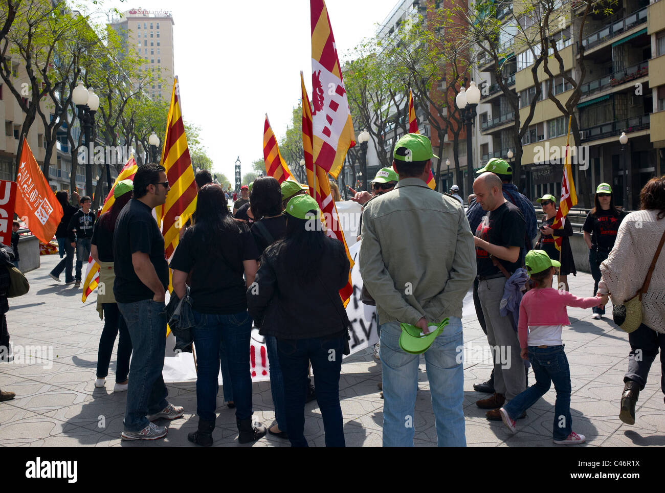 Day of The Workers, 1st of May, Spain Stock Photo - Alamy