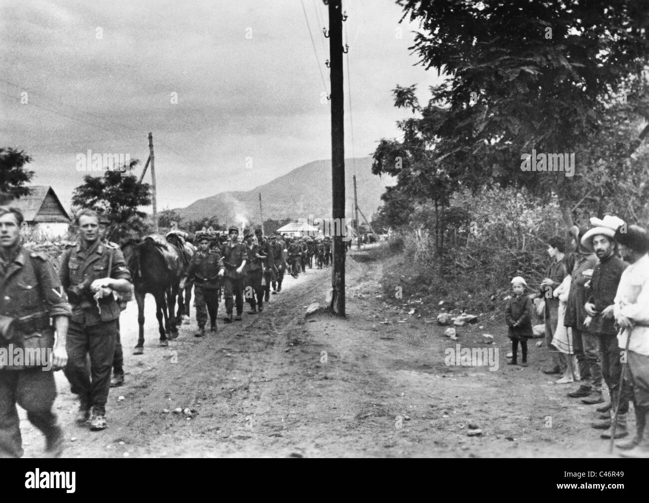 Second World War: German bridgehead at Kuban River, Taman Peninsula ...