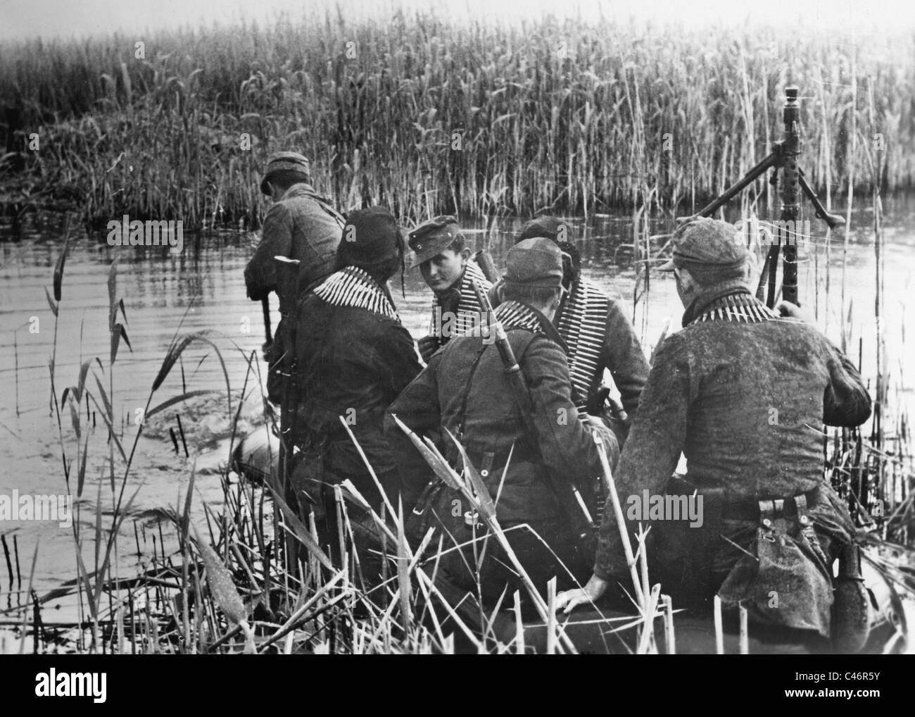 Second World War: German bridgehead at Kuban River, Taman Peninsula ...