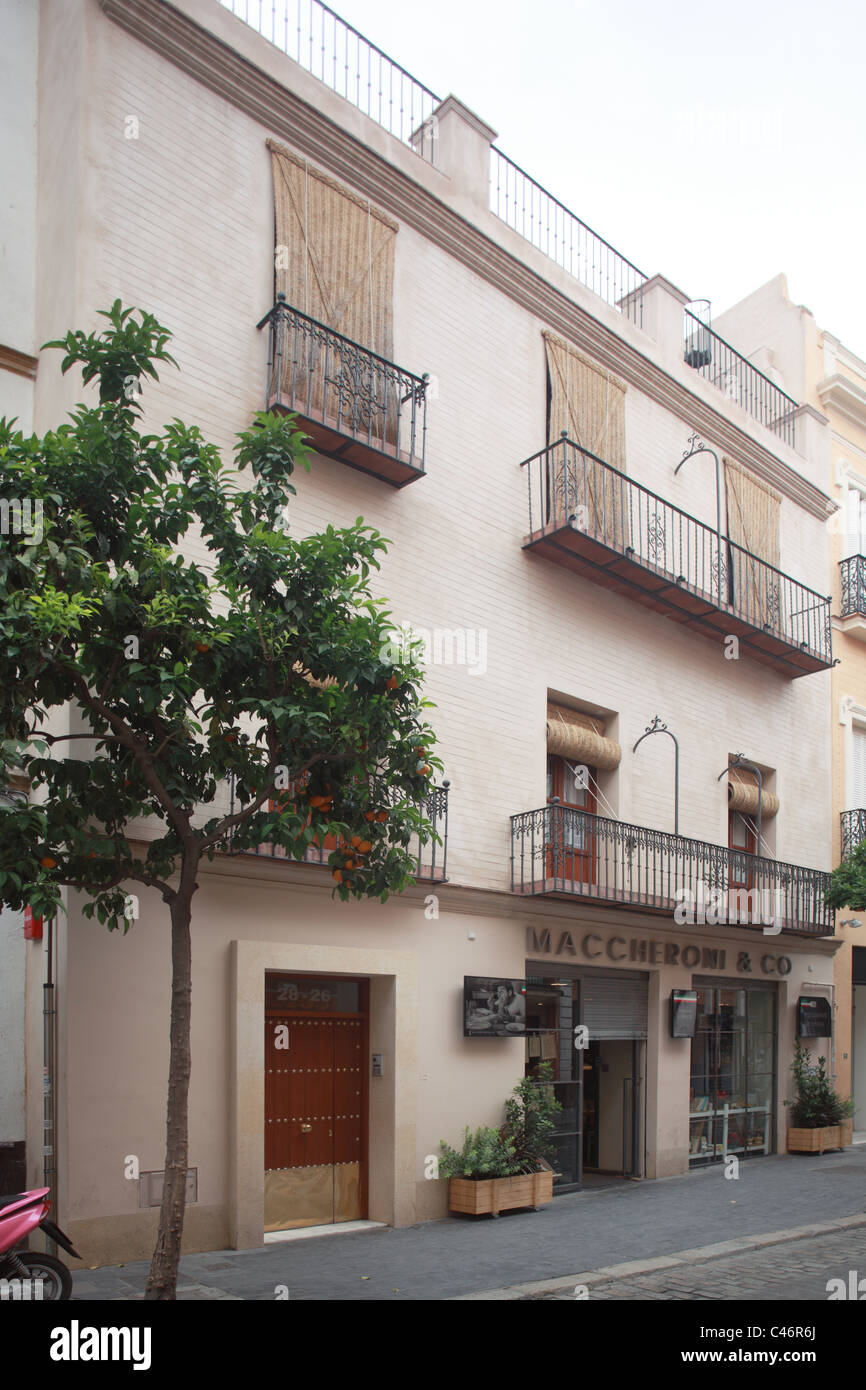 Spanish Shop Spain Seville Stock Photo - Alamy