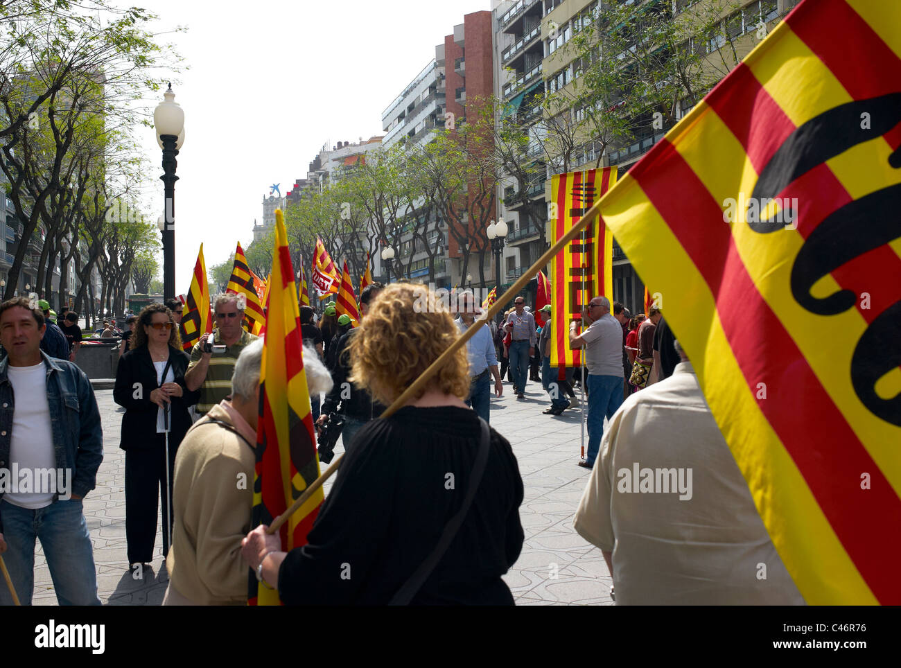 Day of The Workers, 1st of May, Spain Stock Photo - Alamy