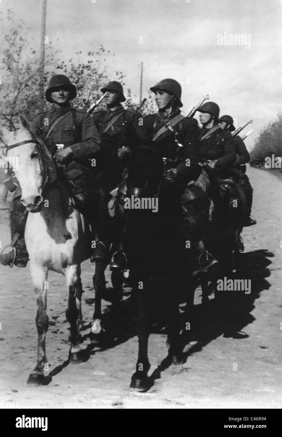 Second World War: Eastern Front. Romanian troops in German Army Group ...