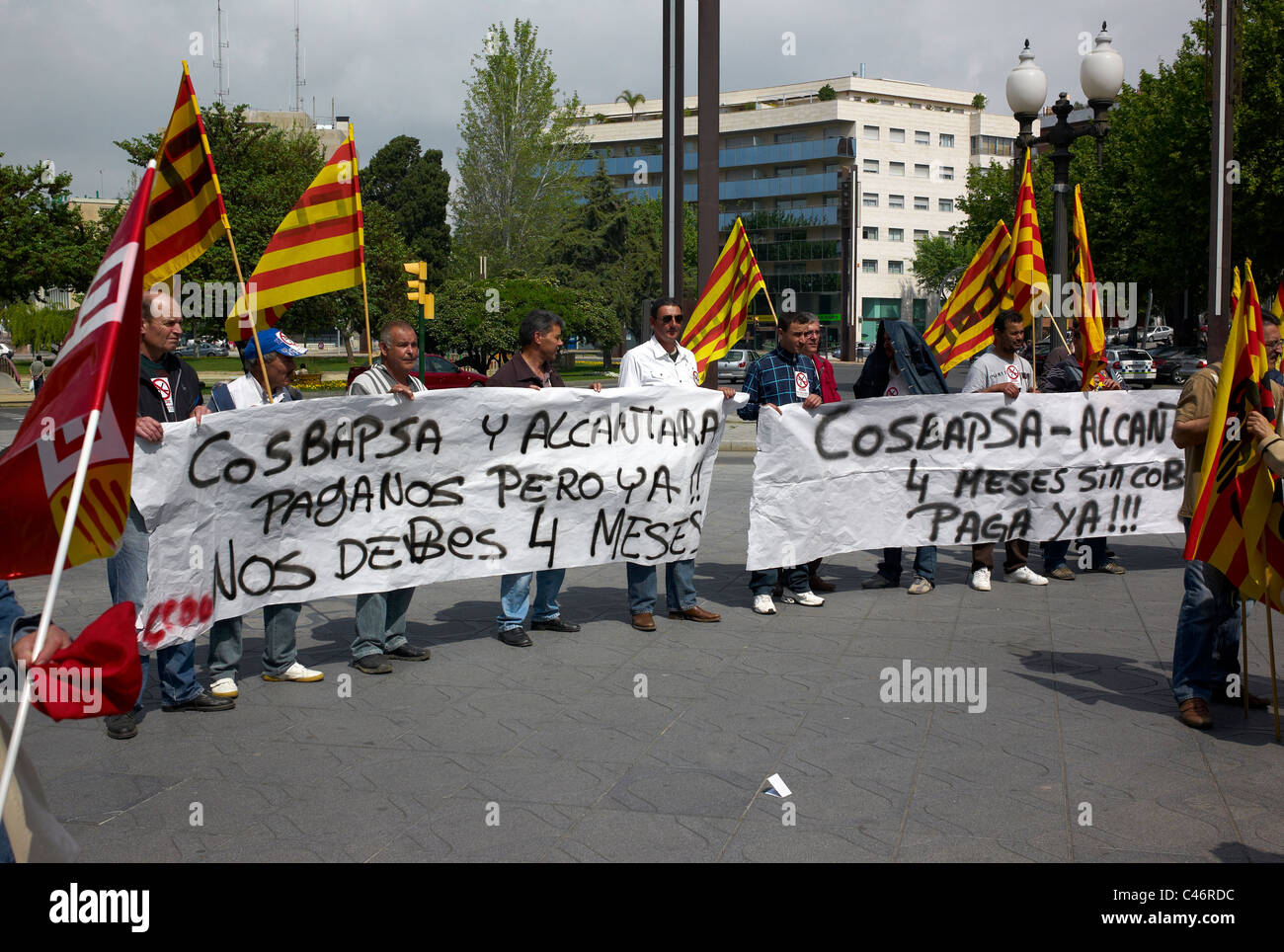 Day of The Workers, 1st of May, Spain Stock Photo - Alamy
