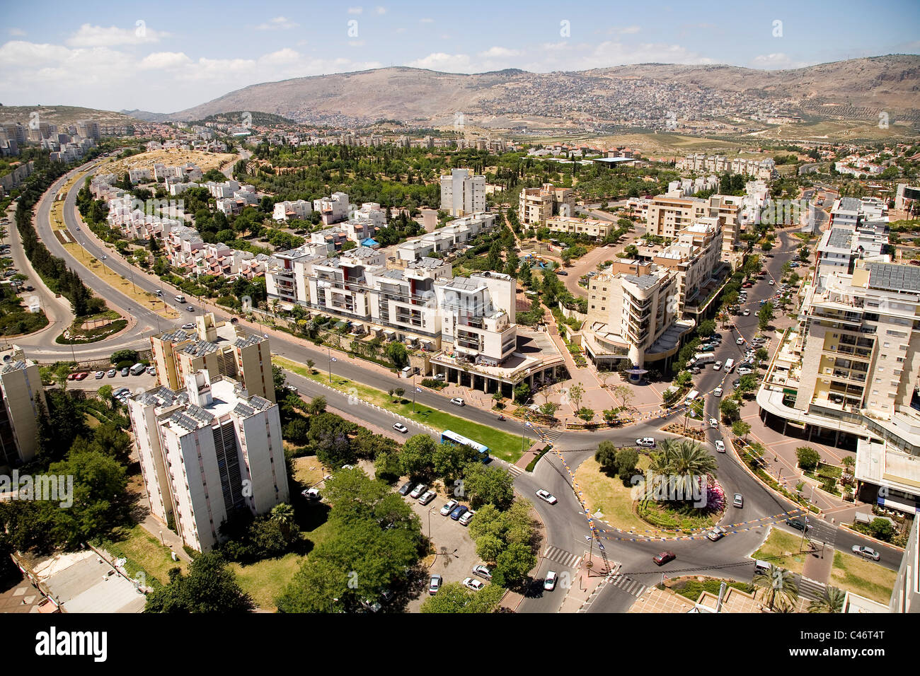Aerial photograph of Karmiel in the lower Galilee Stock Photo - Alamy