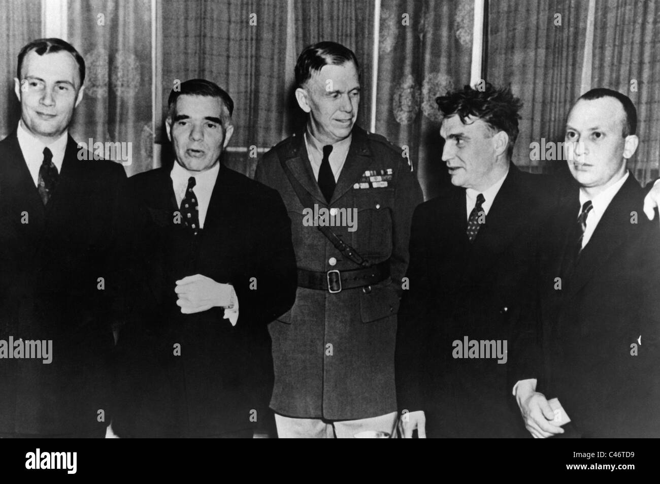 George C. Marshall Stock Photo - Alamy