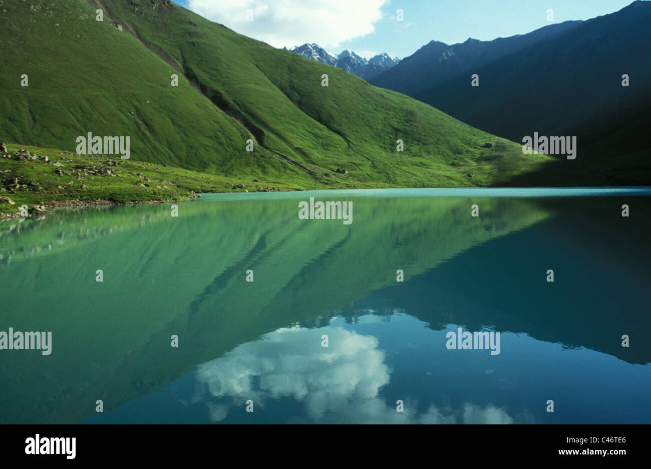 Koltor lake, Kyrgyz Rang,e Tien-Shan, Kyrgygzstan Stock Photo - Alamy