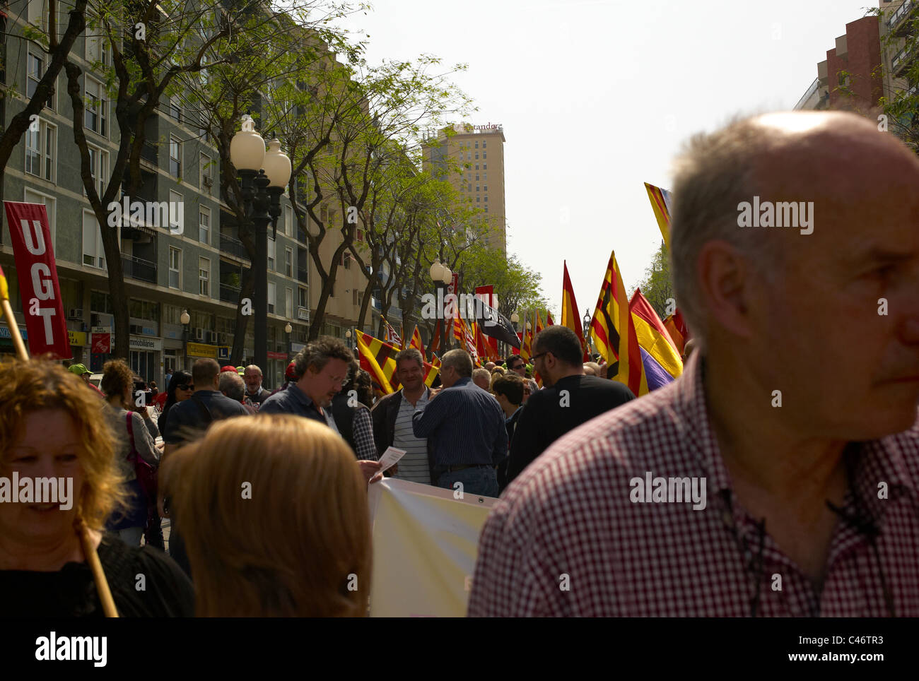 Day of The Workers, 1st of May, Spain Stock Photo - Alamy