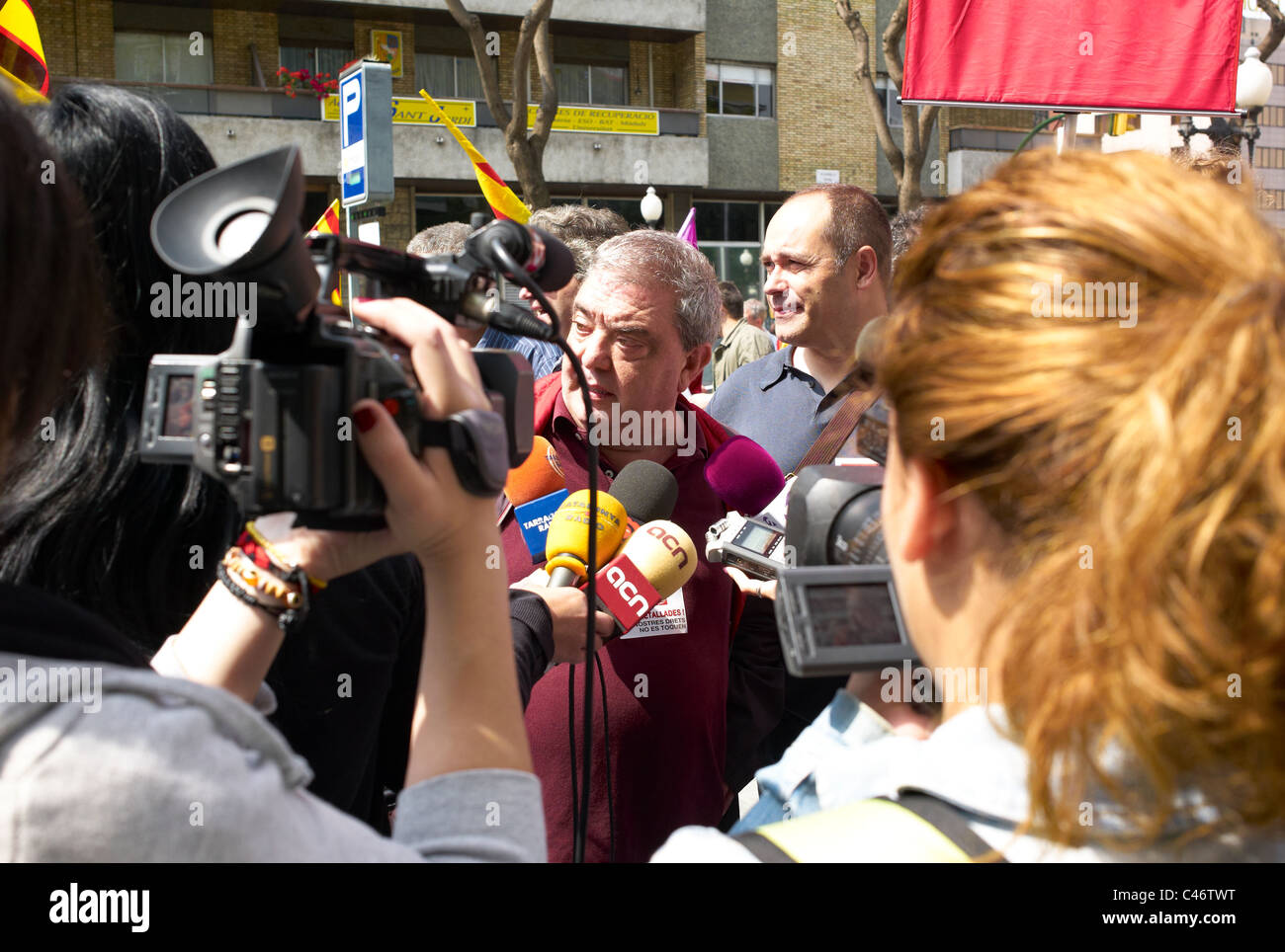 Day of The Workers, 1st of May, Spain Stock Photo - Alamy