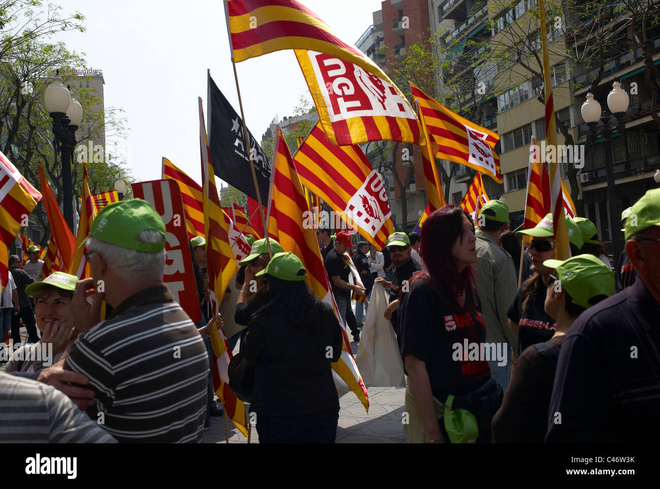 Day of The Workers, 1st of May, Spain Stock Photo - Alamy