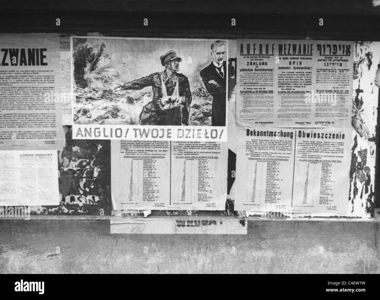 Second World War: Poland under German occupation, 1939 - 1944 Stock ...