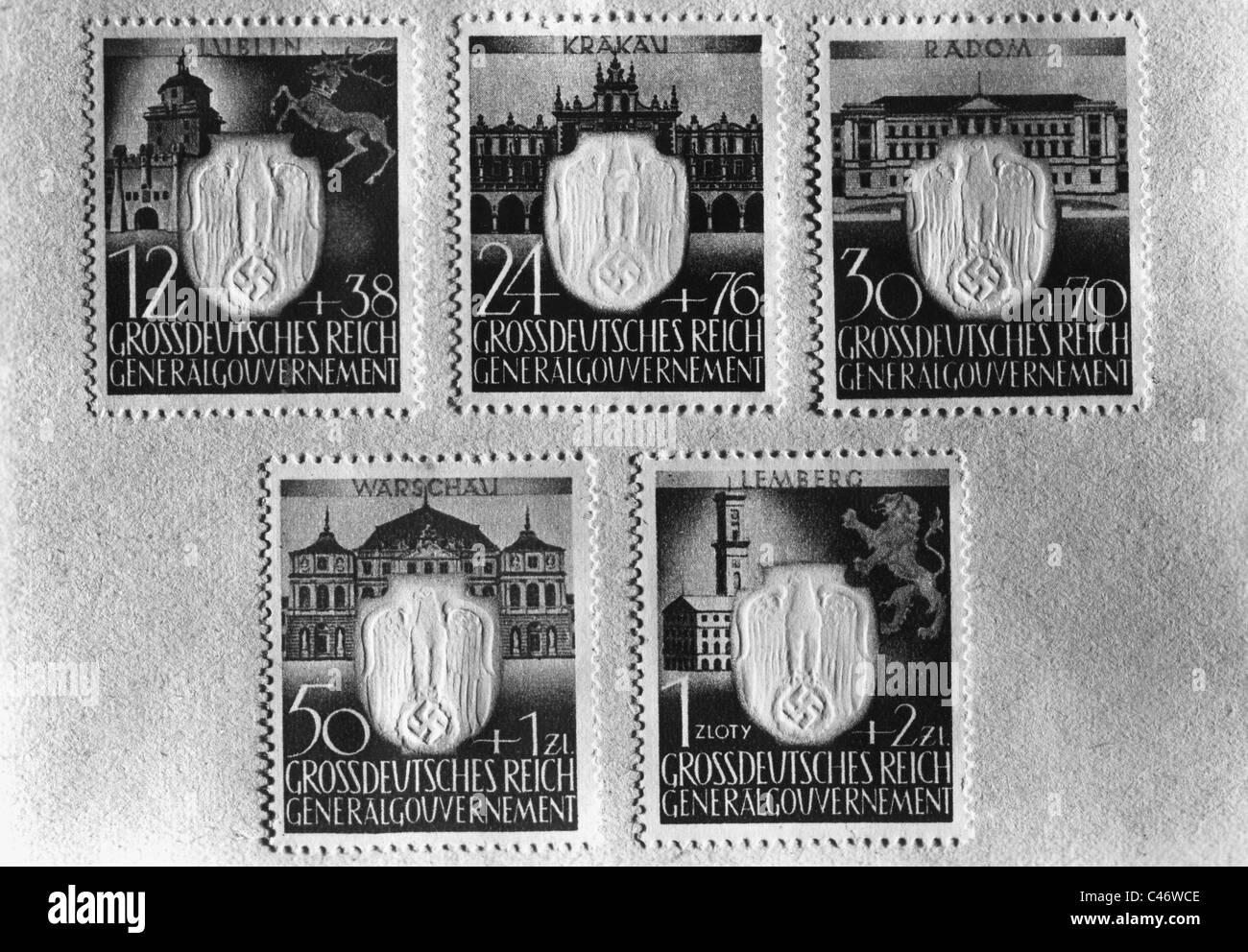 Second World War: Poland under German occupation, 1939 - 1944 Stock ...