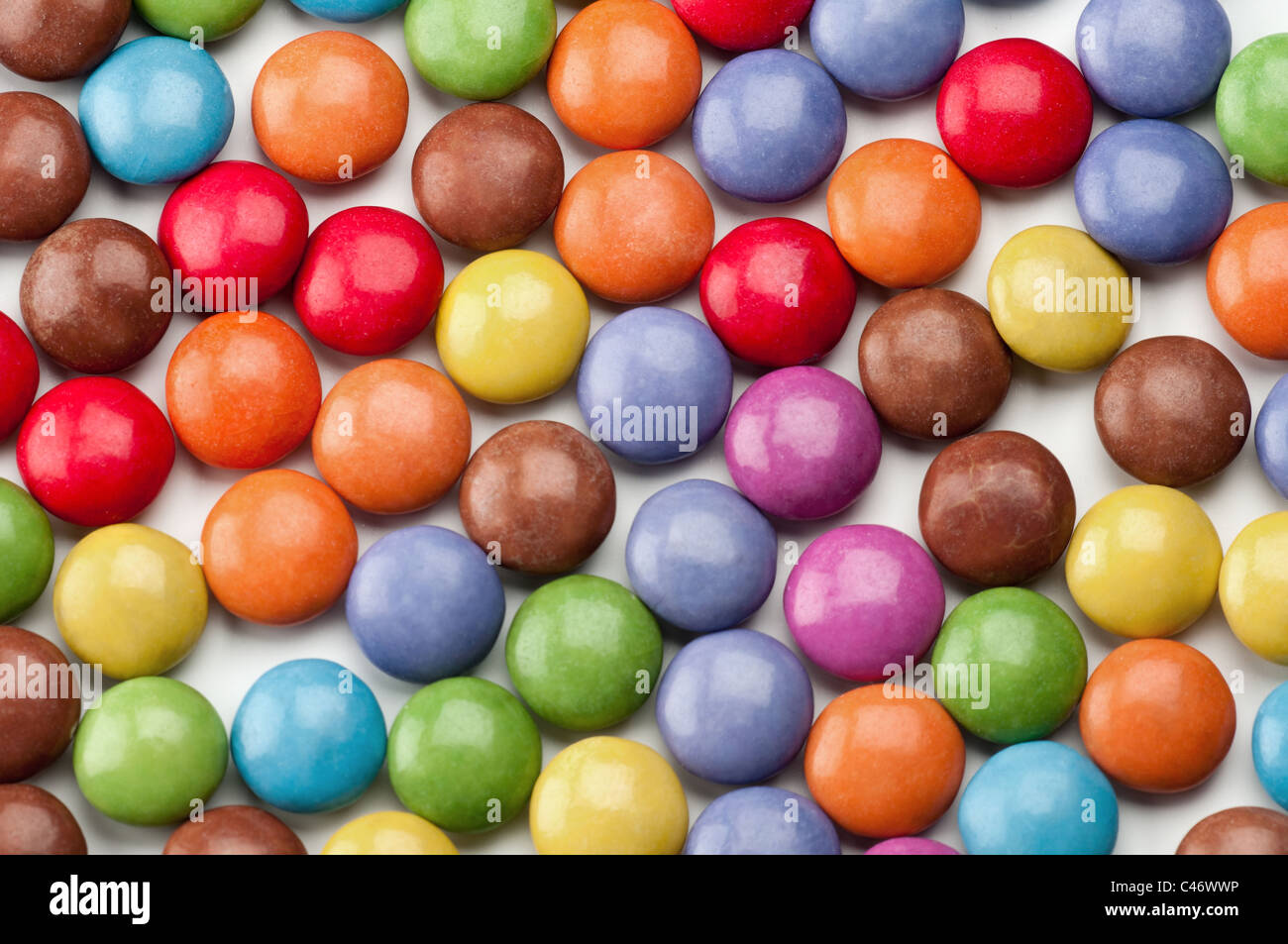 Background of round colorful candy's Stock Photo - Alamy