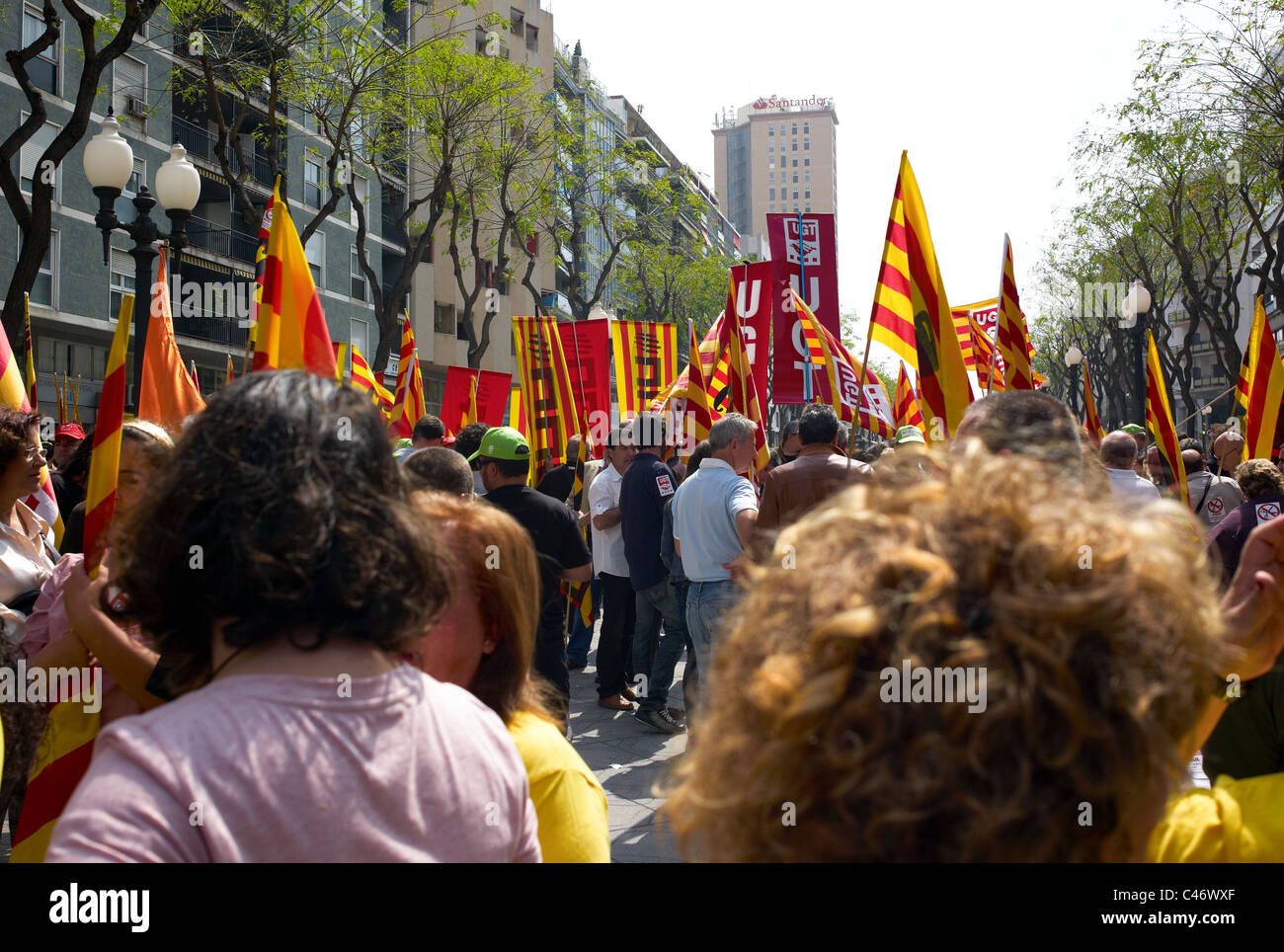 Day of The Workers, 1st of May, Spain Stock Photo - Alamy