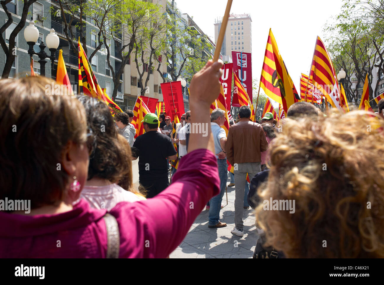 Day of The Workers, 1st of May, Spain Stock Photo - Alamy