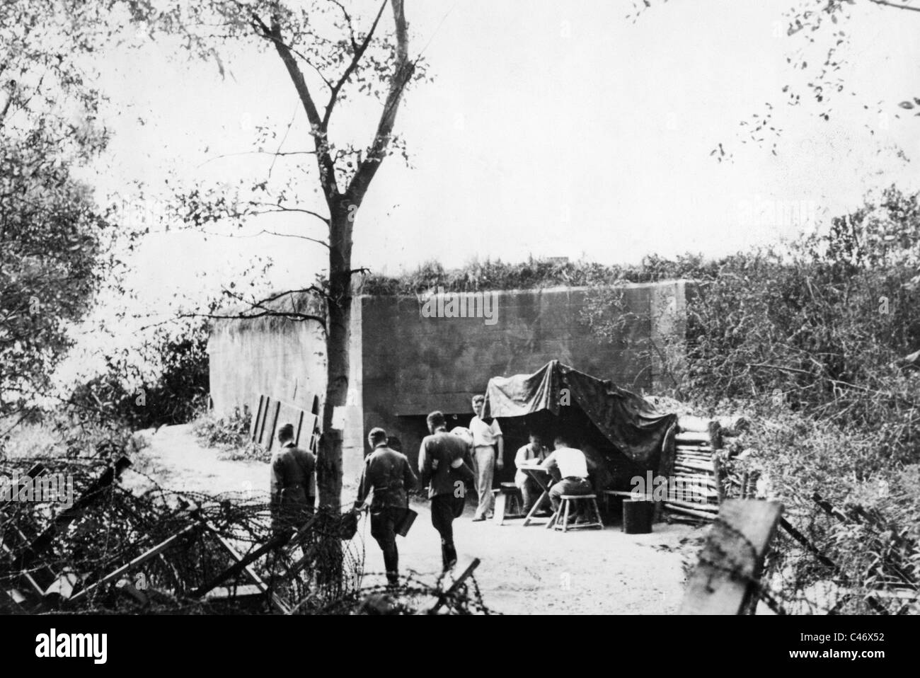 Second World War: Western Front. "Phoney War" between German and French ...