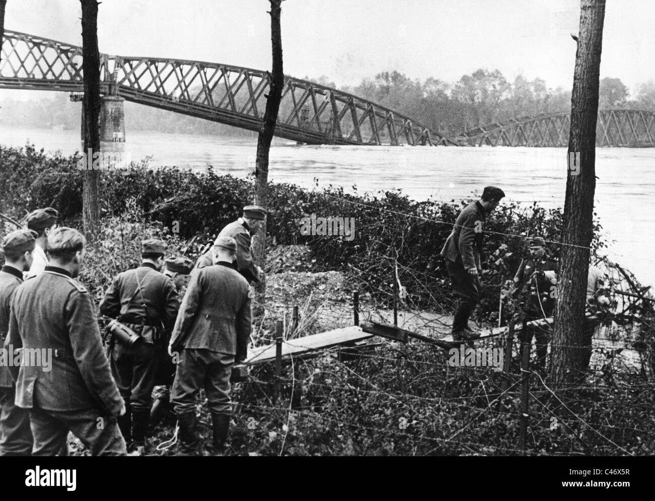 Second World War: Western Front. "Phoney War" between German and French ...