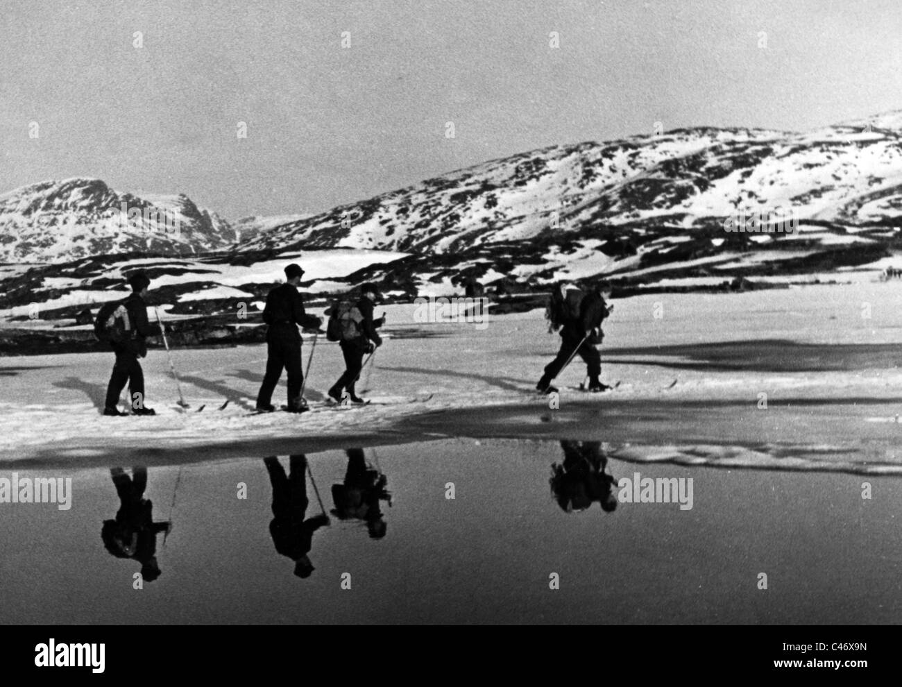 Second World War: Norwegian campaign. Battles of Narvik, 1940 Stock ...