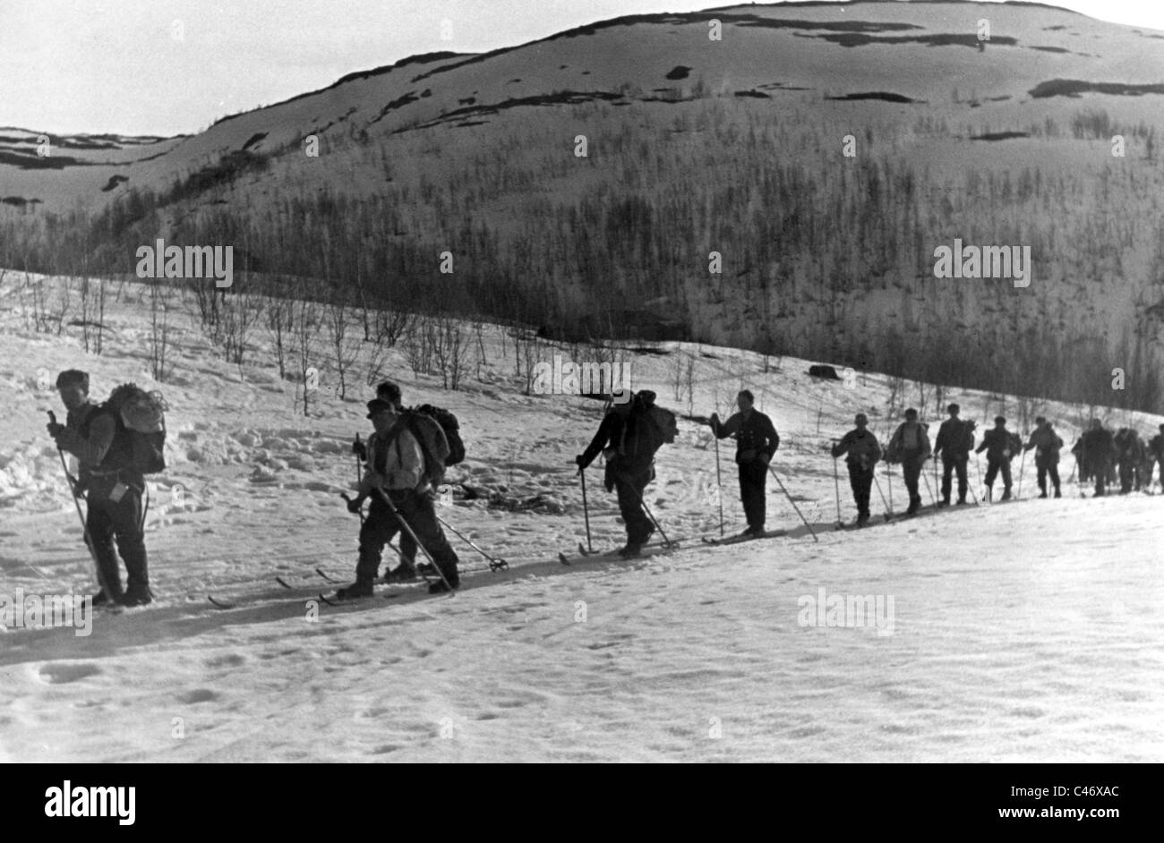 Second World War: Norwegian campaign. Battles of Narvik, 1940 Stock ...