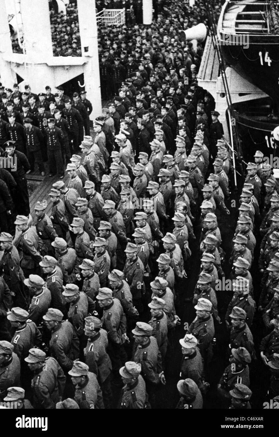 Second World War: Norwegian campaign. Battles of Narvik, 1940 Stock ...