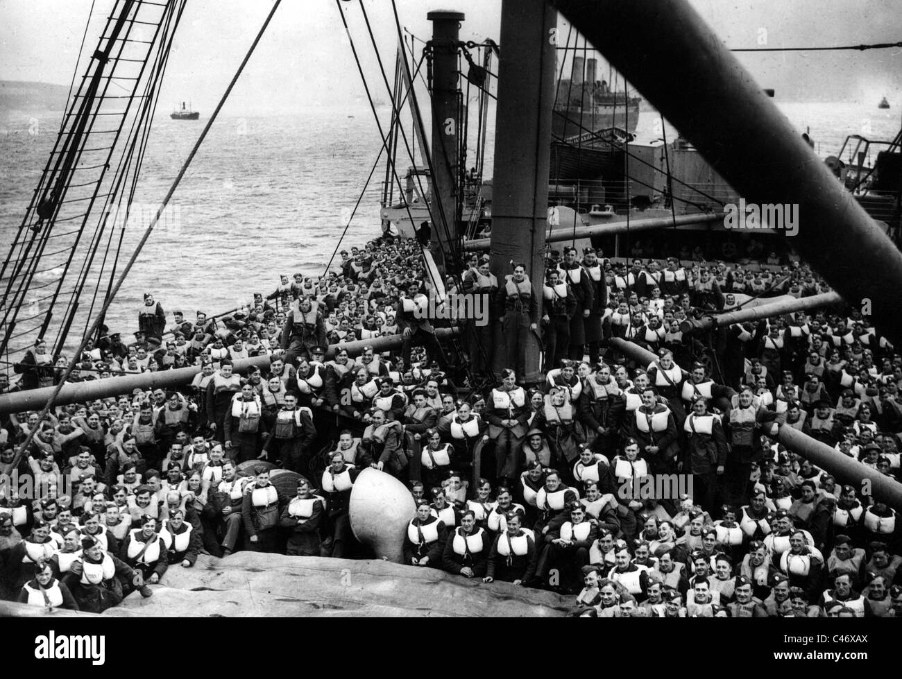 Second World War: Norwegian campaign. Battles of Narvik, 1940 Stock ...