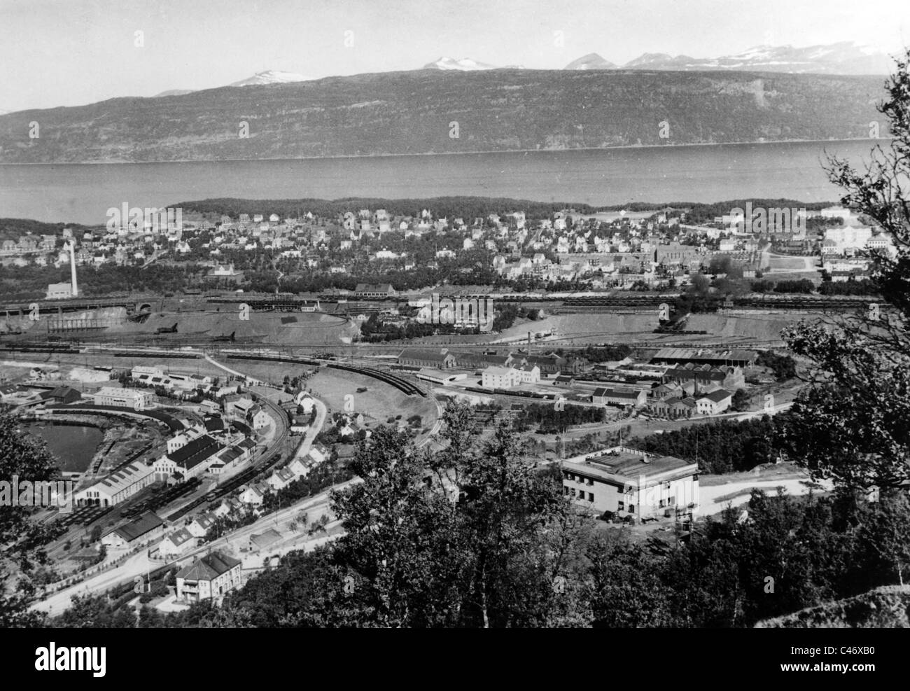 Second World War: Norwegian campaign. Battles of Narvik, 1940 Stock ...