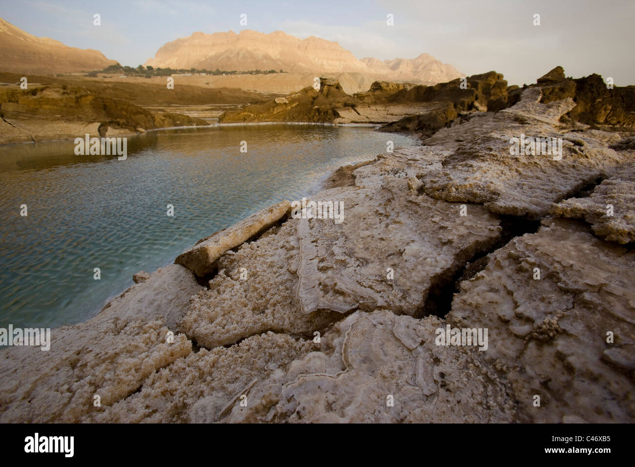 Photograph of the landscape of the Dead Sea Stock Photo - Alamy