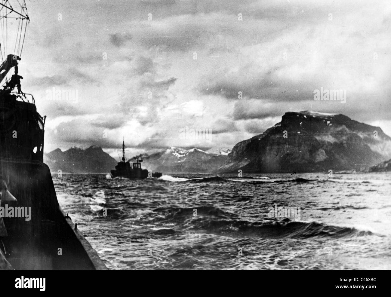 Second World War: Norwegian campaign. Battles of Narvik, 1940 Stock ...