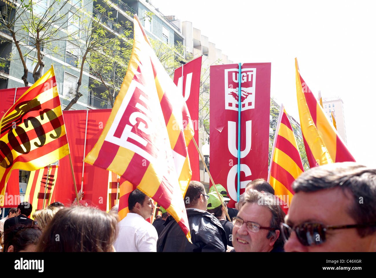 Day of The Workers, 1st of May, Spain Stock Photo - Alamy