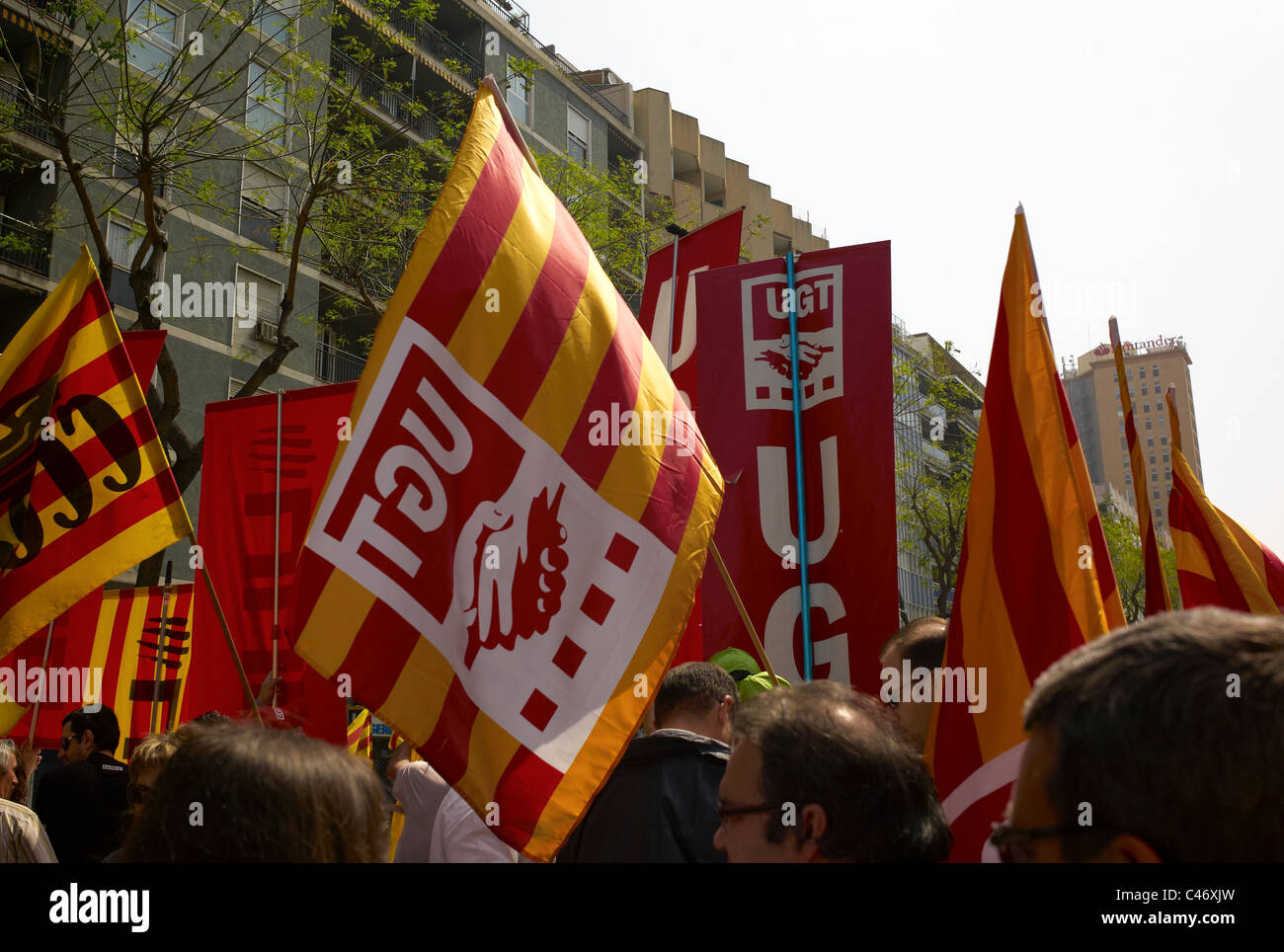 Day of The Workers, 1st of May, Spain Stock Photo - Alamy