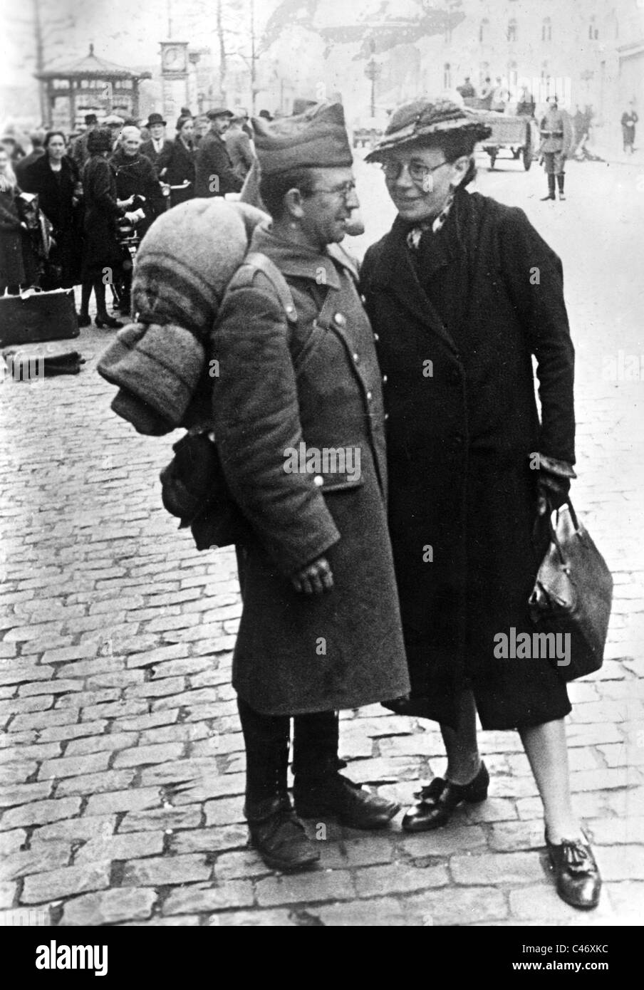 Second World War: Western Front. Belgium under German occupation, 1940 ...
