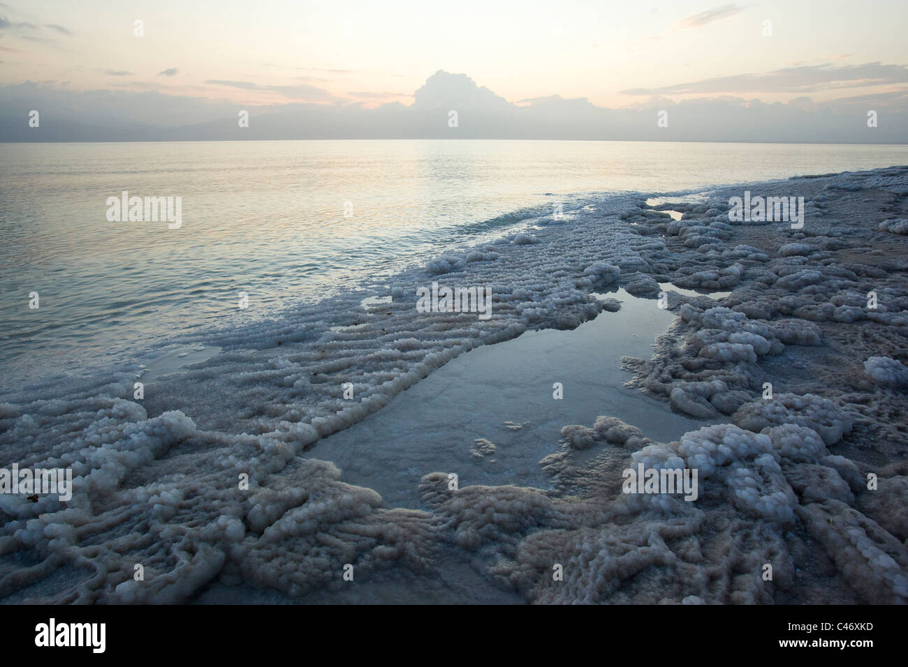 Photograph of the landscape of the Dead Sea Stock Photo - Alamy