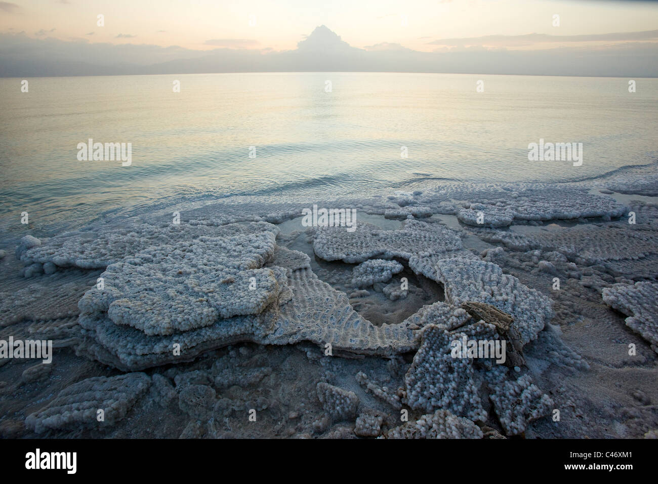 Photograph of the landscape of the Dead Sea Stock Photo - Alamy