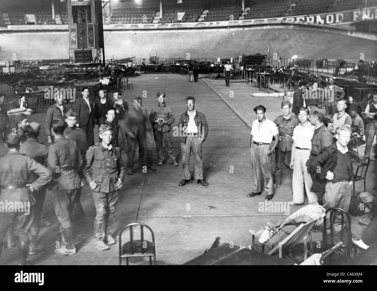 Second World War: Western Front. Belgium under German occupation, 1940 ...