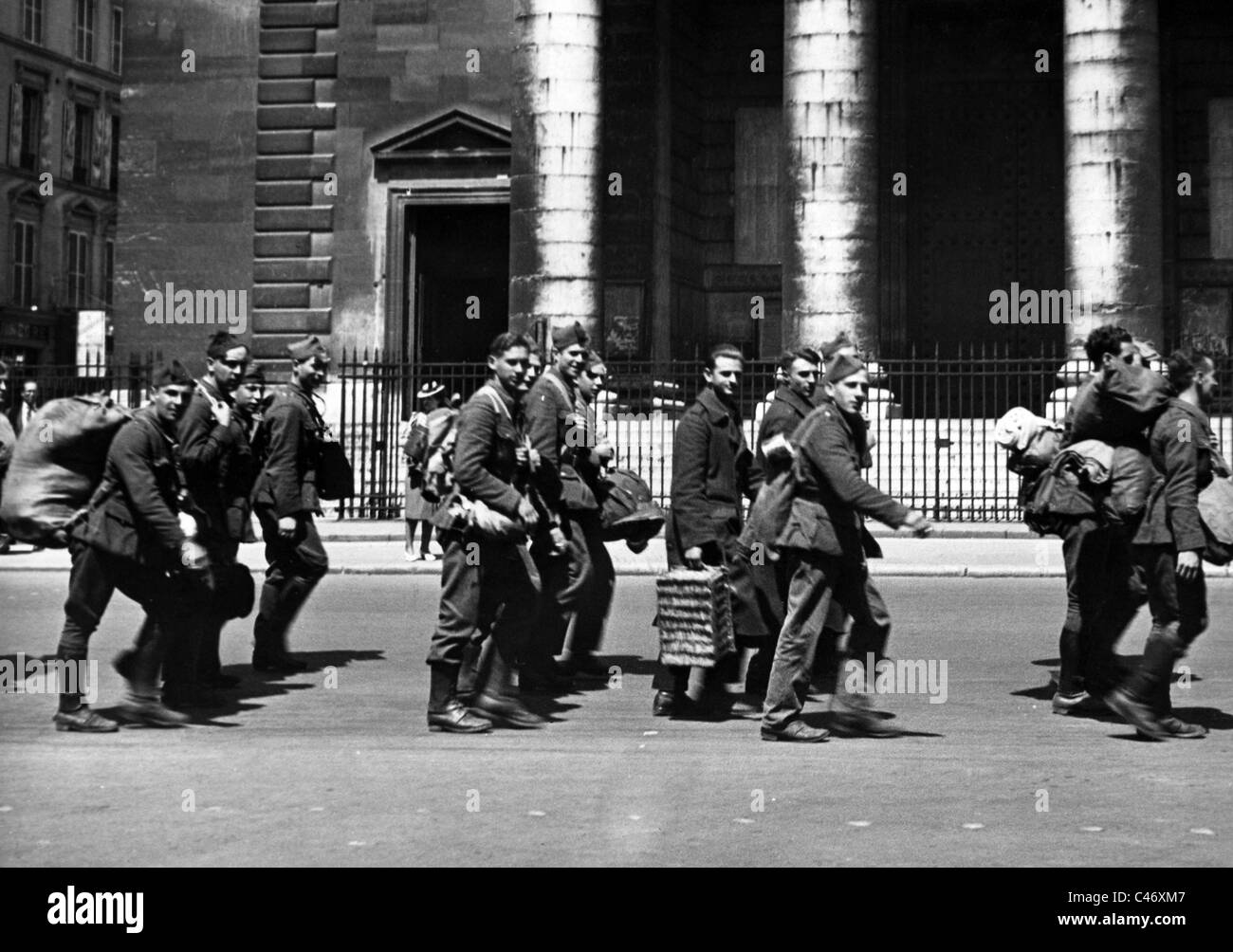 Second World War: Western Front. Belgium under German occupation, 1940 ...