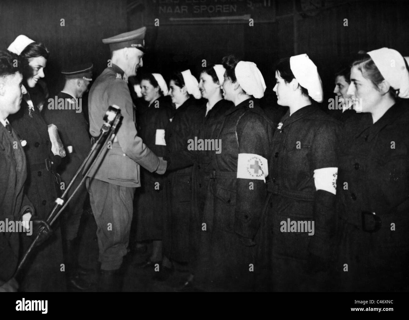 Second World War: Western Front. Belgium under German occupation, 1940 ...