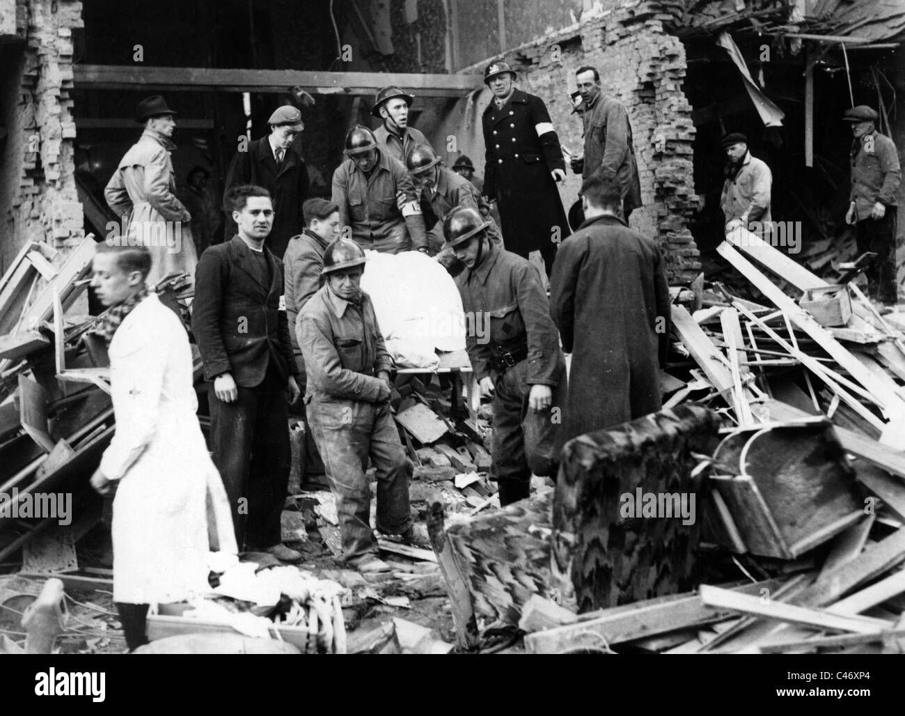 Second World War: Western Front. Belgium under German occupation, 1940 ...