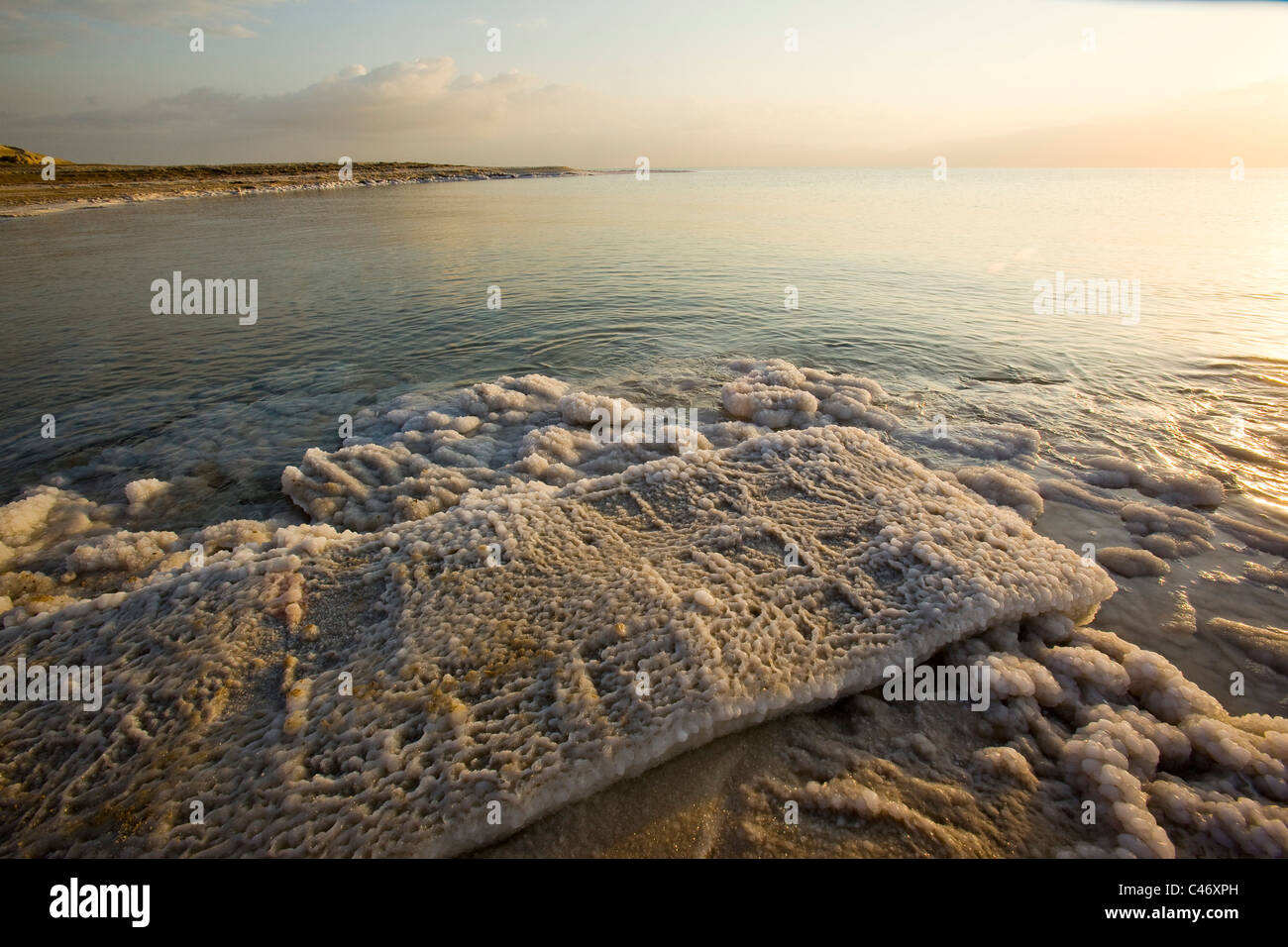 Photograph of the landscape of the Dead sea Stock Photo - Alamy