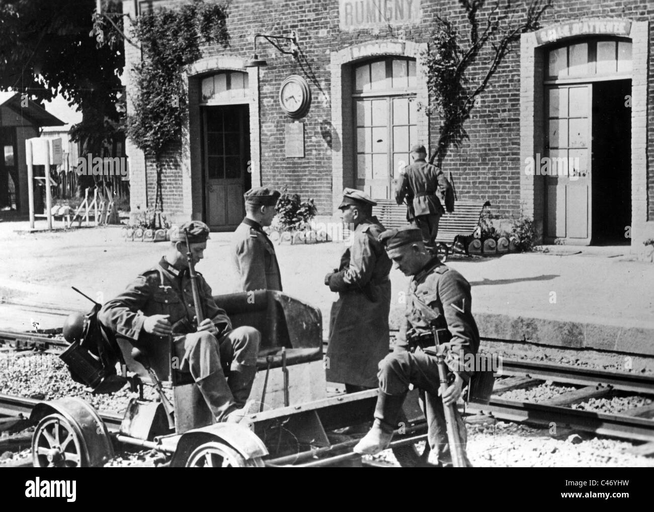 Second World War: Western Front. Paris under German occupation, 1940 ...