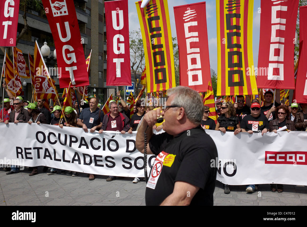Day of The Workers, 1st of May, Spain Stock Photo - Alamy