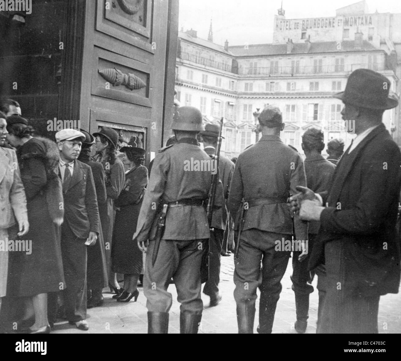 Second World War: Western Front. French civil population dealing with ...