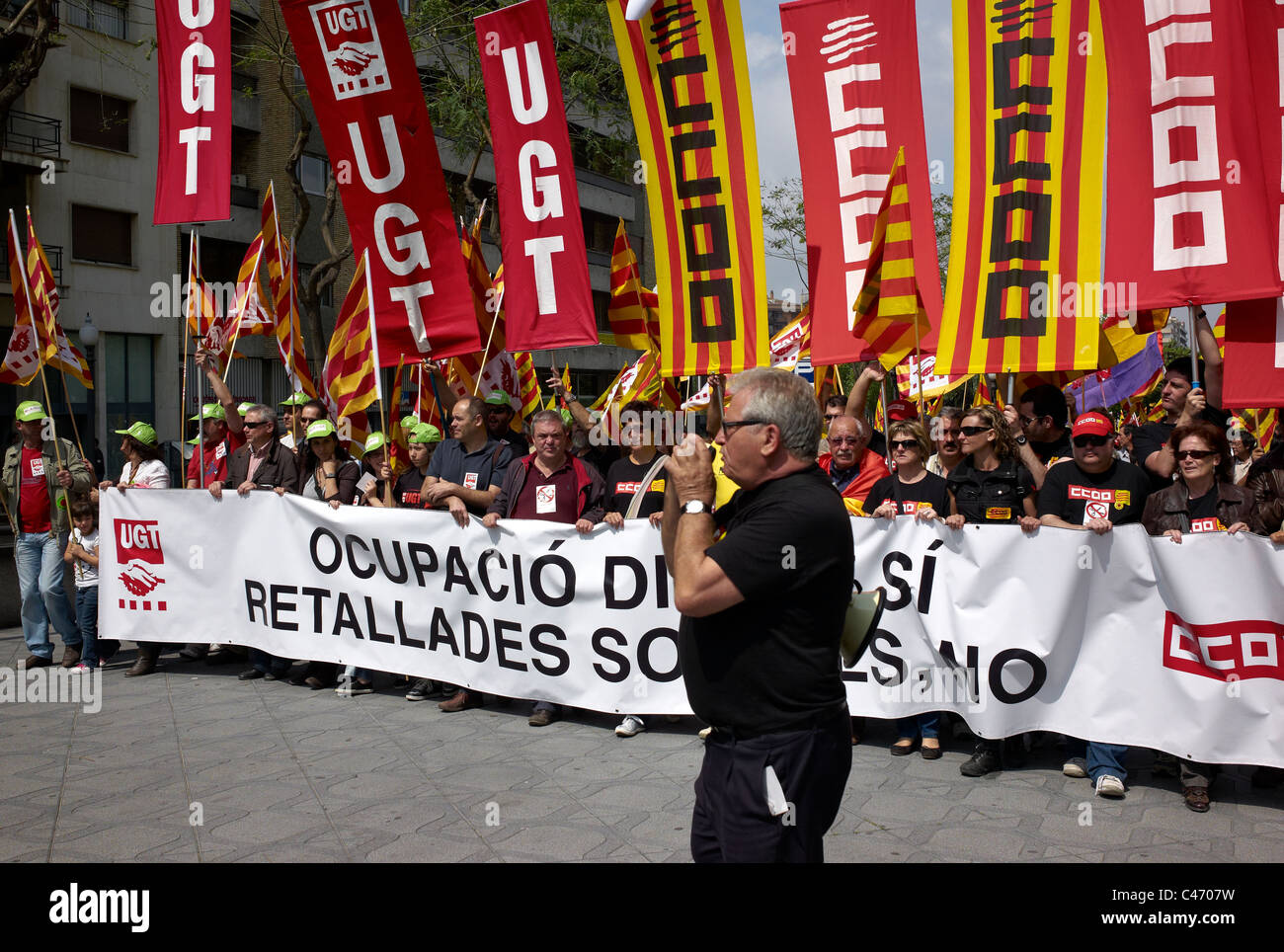 Day of The Workers, 1st of May, Spain Stock Photo - Alamy