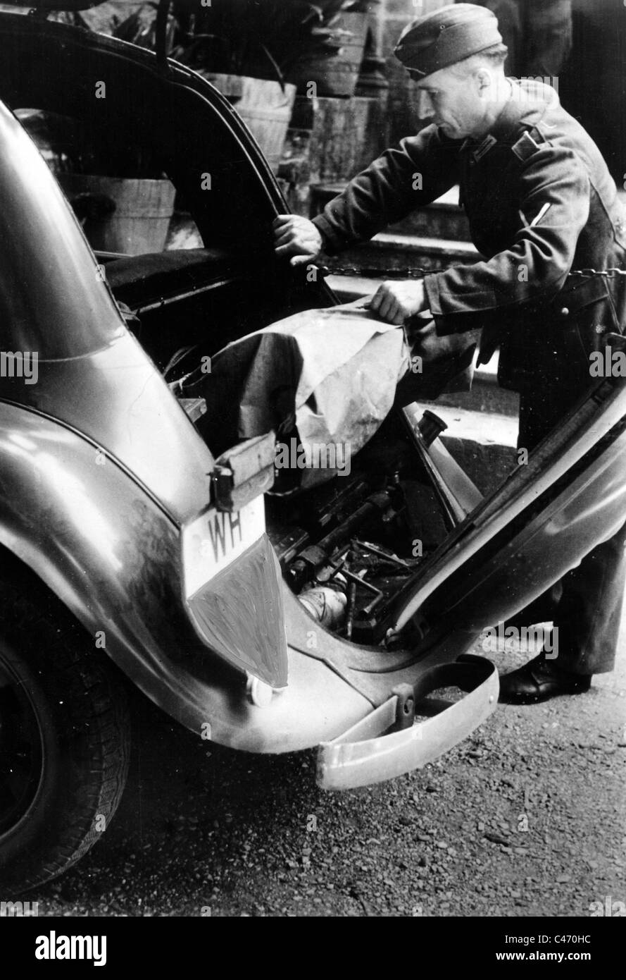 Demarcation line vichy france Black and White Stock Photos & Images - Alamy