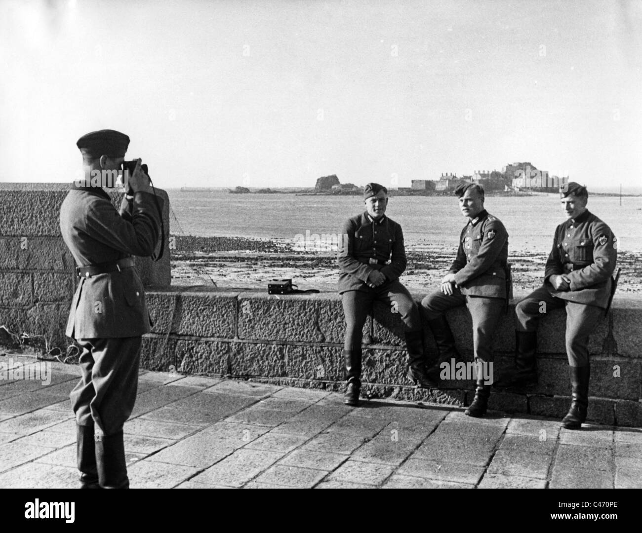 Members of the German RAD on the island of Jersey, 1942 Stock Photo - Alamy