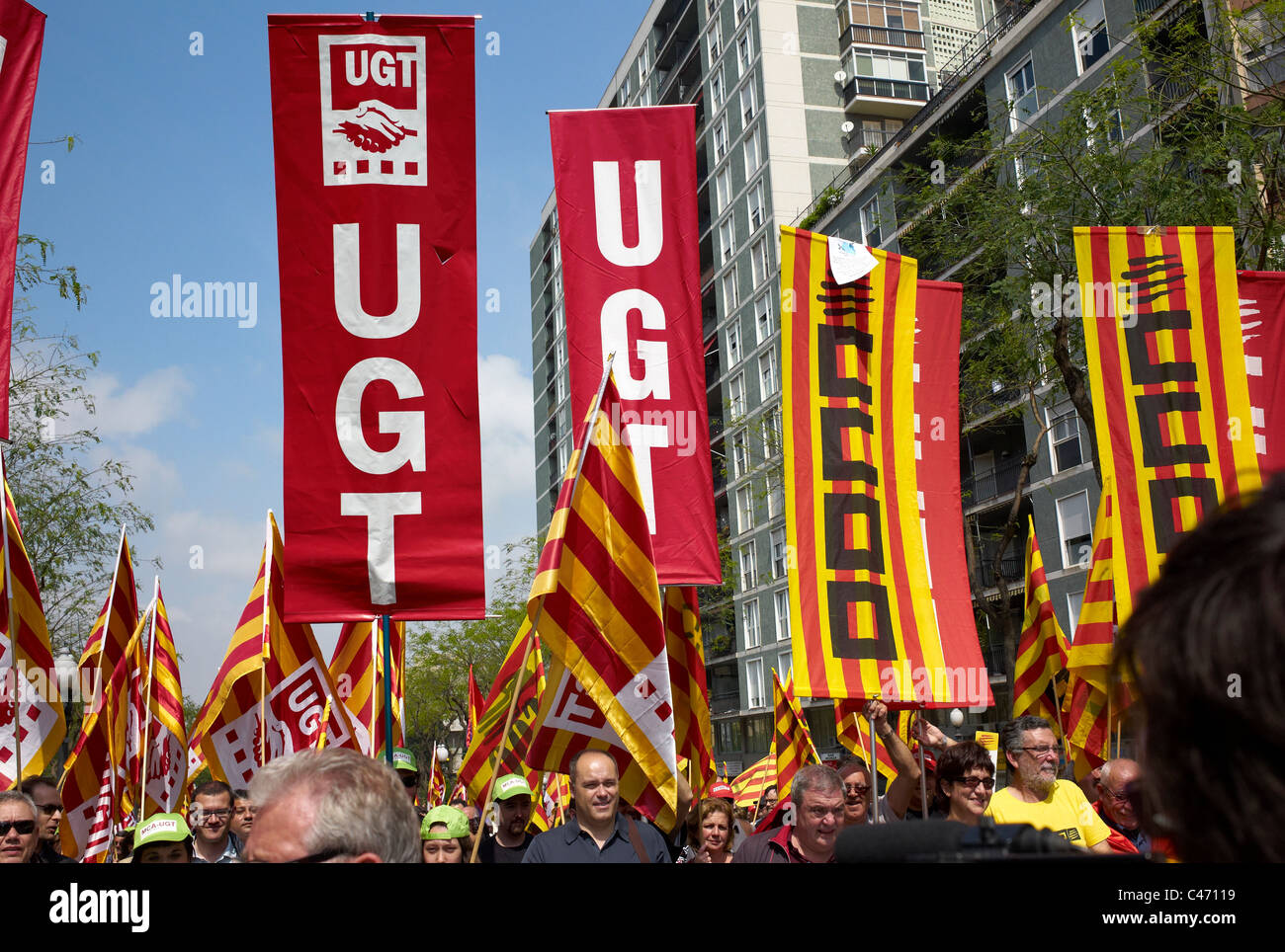 Day of The Workers, 1st of May, Spain Stock Photo - Alamy