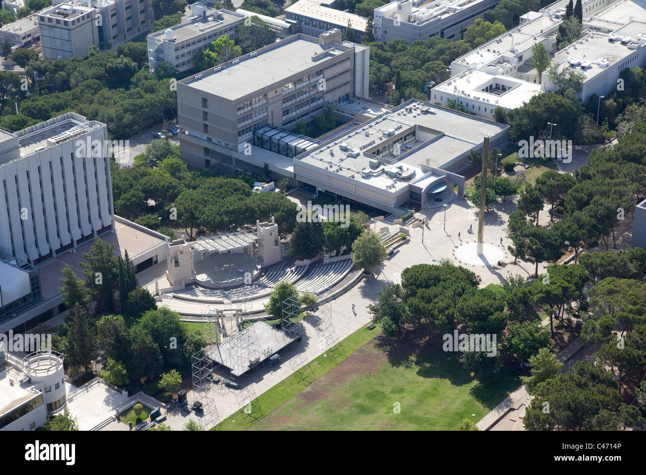 Aerial photo of the Technion - Israel's institute of Technology in ...