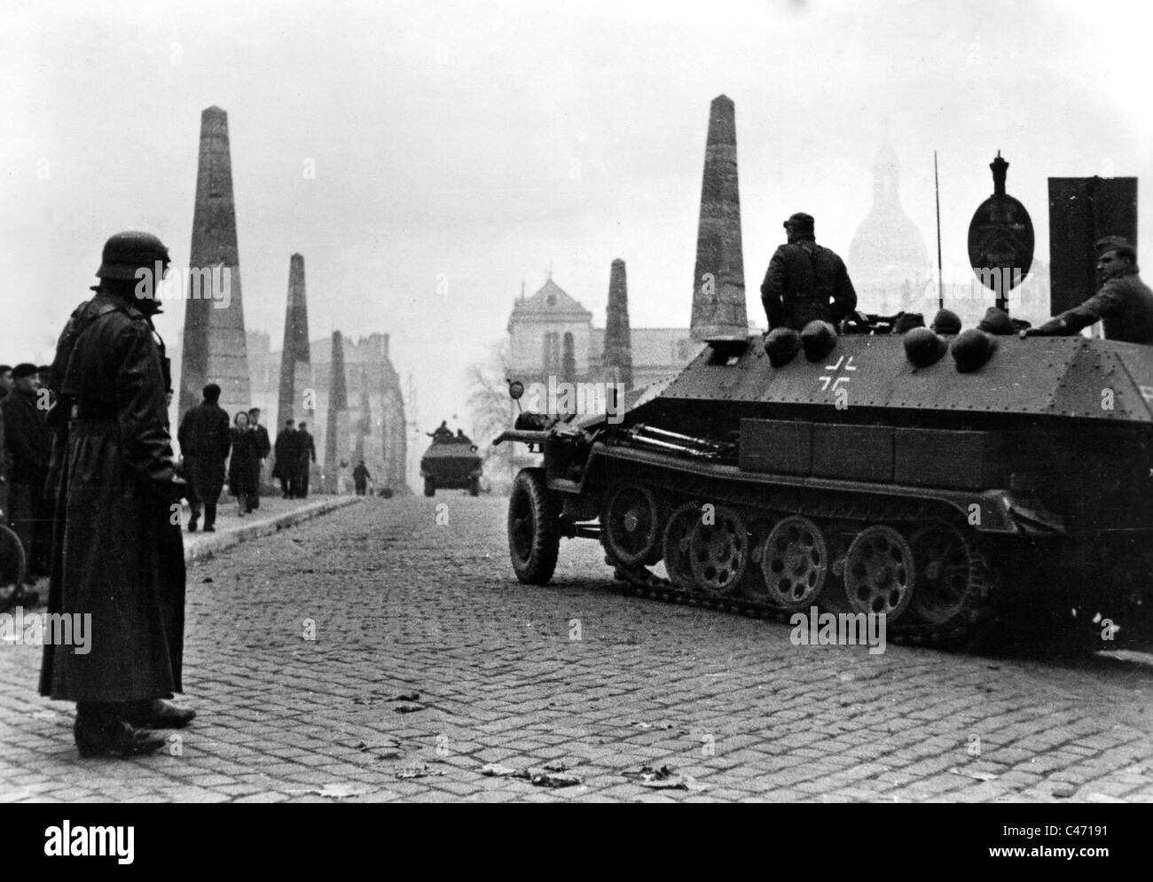 Second World War: Western Front. Invasion of Axis troops in Southern ...