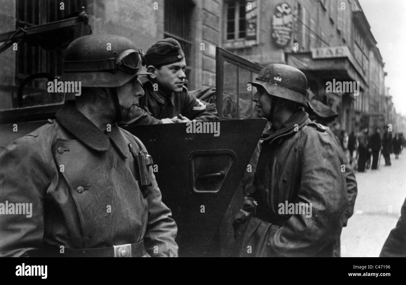 Second World War: Western Front. Invasion of Axis troops in Southern ...